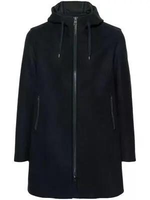 Herno Logo-plaque Hooded Coat