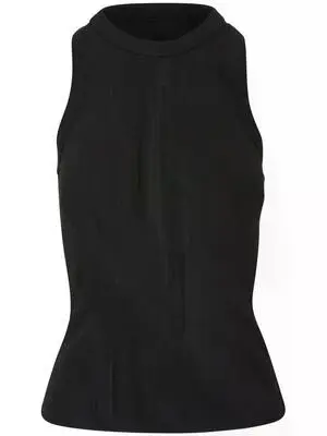 Veronica Beard Sleeveless Ribbed Top