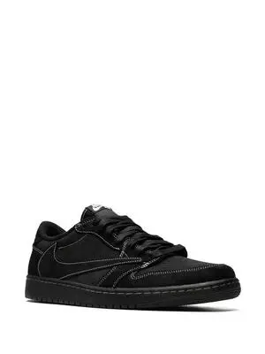 JORDAN X Travis Scott Air 1 Low Og Phantom Sneakers - Black