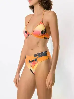 AMIR SLAMA Ilha De Hibiscus Bikini Set