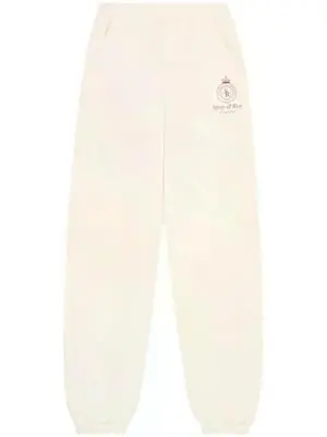 SPORTY & RICH Cotton Jersey Track Pants