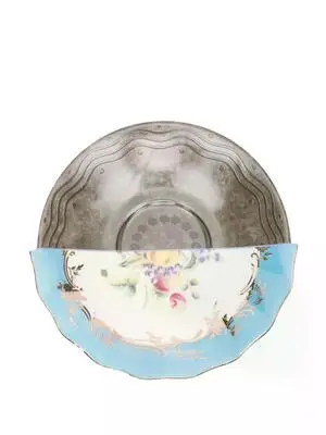 SELETTI Hybrid Kerma Floral-print Tea Cup Set