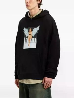 Palm Angels Crystal Pin-up Hoodie