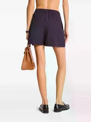 SPORTY & RICH Logo-embroidered Shorts