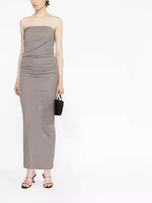 Christopher Esber Strapless Ruched Dress
