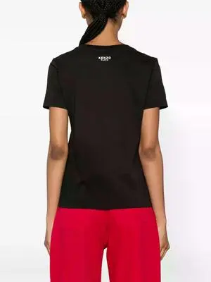 Kenzo Boke Flower Patch Cotton T-shirt