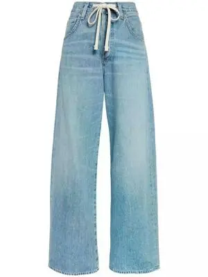 Citizens Of Humanity Brynn Drawstring-waist Cotton Jeans - Blue