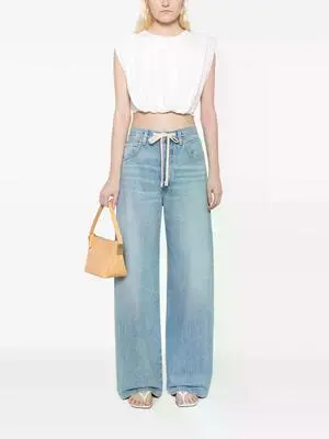 Citizens Of Humanity Brynn Drawstring-waist Cotton Jeans - Blue