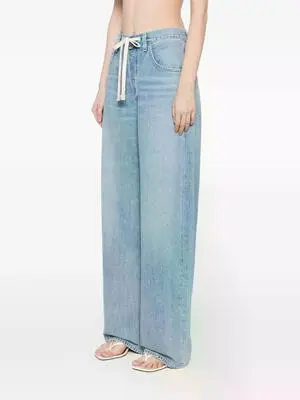 Citizens Of Humanity Brynn Drawstring-waist Cotton Jeans - Blue