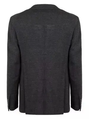 Tagliatore Chevron-pattern Blazer - Grey
