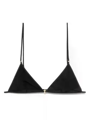 Saint Laurent Triangle-cup Bra - Black