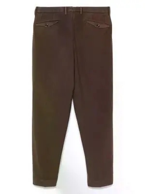 DELL'OGLIO Tailored Trousers - Brown