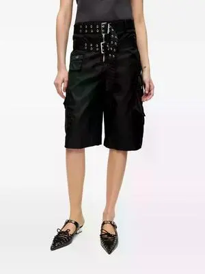 GANNI Belted Shorts