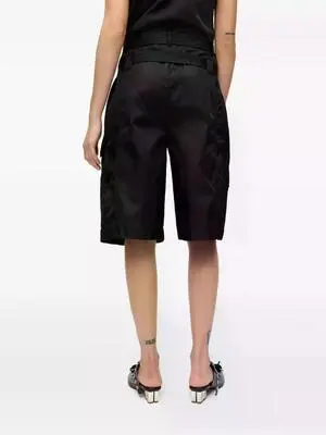 GANNI Belted Shorts