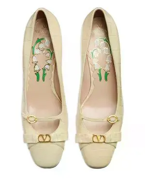 Valentino Garavani Bow Detailing Pumps - Neutrals
