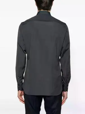 Zegna Poplin Shirt - Grey