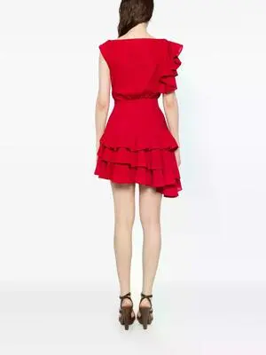 SAIID KOBEISY Ruffled Short Dress
