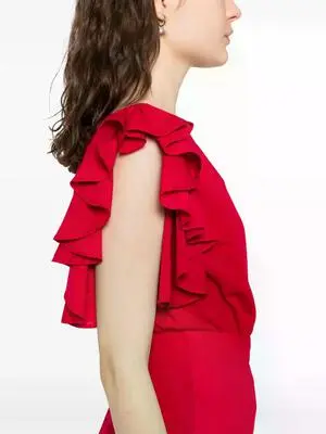 SAIID KOBEISY Ruffled Short Dress