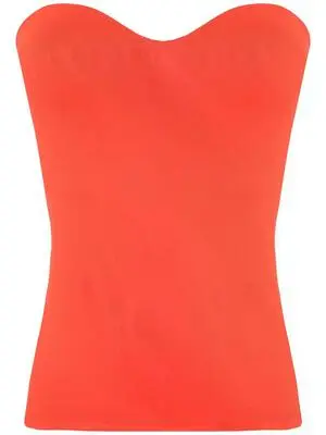 AMIR SLAMA Strapless Bustier Top