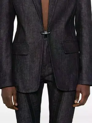 MUGLER Pierced Tailored Blazer
