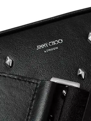 JIMMY CHOO Kimi Leather Messenger Bag
