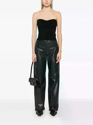 Peserico Lurex Knit Strapless Top