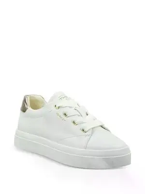 Gant Avona Leather Sneakers With Metallic Accents