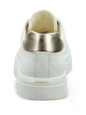 Gant Avona Leather Sneakers With Metallic Accents
