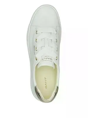 Gant Avona Leather Sneakers With Metallic Accents