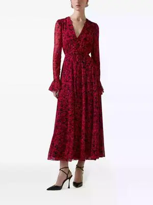Carolina Herrera Georgette Midi Dress