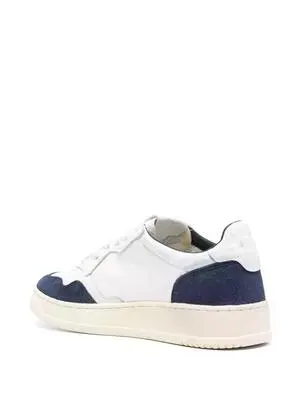 AUTRY Medalist Lace-up Leather Sneakers - White