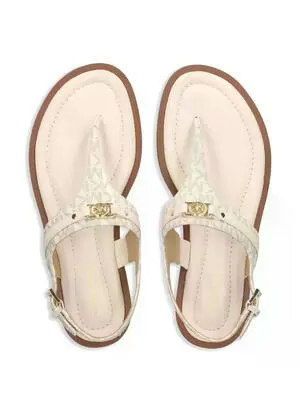 Michael Kors Mandy T-bar Sandals - Neutrals