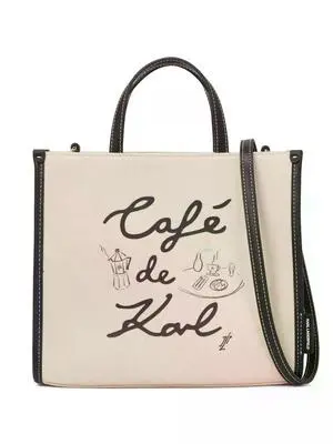 Karl Lagerfeld X Jorge Parra Canvas Tote Bag