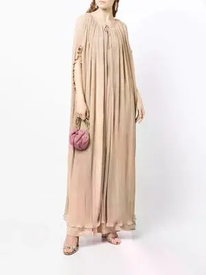 BARUNI Sleeveless Dress And Cape Set
