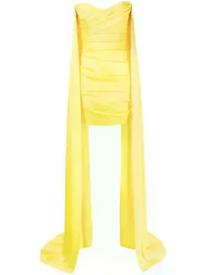Alex Perry Draped-panel Ruched Dress