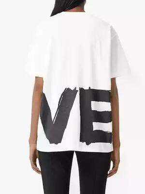 Burberry Love Print Oversized T-shirt