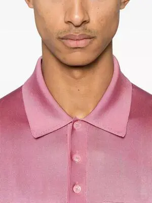 Gucci Fine-knit Silk Polo Shirt