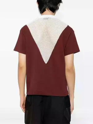 OLLY SHINDER V Hybrid Polo Shirt - Red