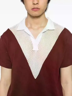 OLLY SHINDER V Hybrid Polo Shirt - Red