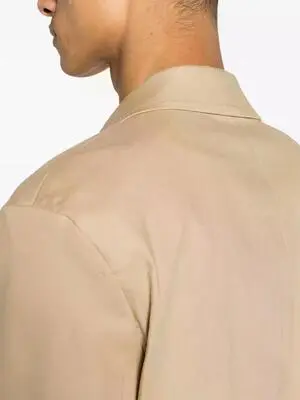 LANVIN Single-breasted Cotton Blazer - Neutrals