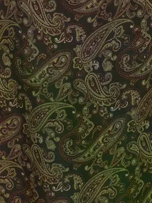 Saint Laurent Paisley-print Silk Dress