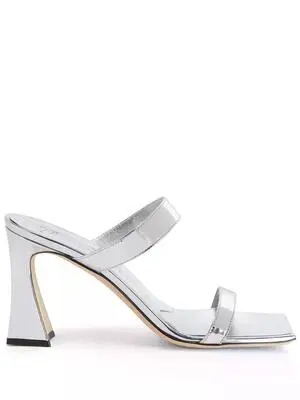 GIUSEPPE ZANOTTI Flaminia Double-strap Sandals - Silver