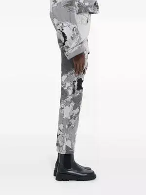 Ports 1961 Abstract-pattern Straight Leg Jeans