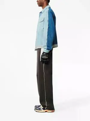 Heron Preston Logo-patch Denim Jacket