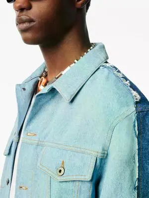 Heron Preston Logo-patch Denim Jacket