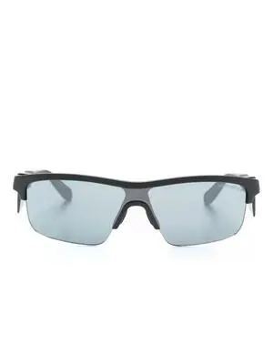 Emporio Armani Shield-frame Sunglasses - Black