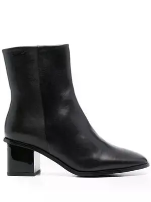 Calvin Klein 50mm Leather Square-toe Ankle Boots