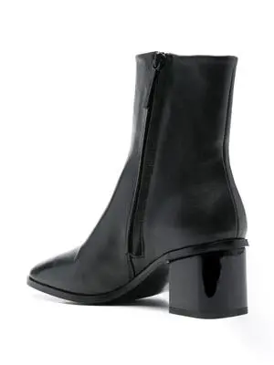 Calvin Klein 50mm Leather Square-toe Ankle Boots