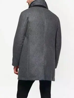 NORWEGIAN WOOL Down-lined Wool Coat