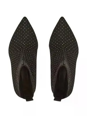 Balmain Skye Stretch-knit Ankle Boots